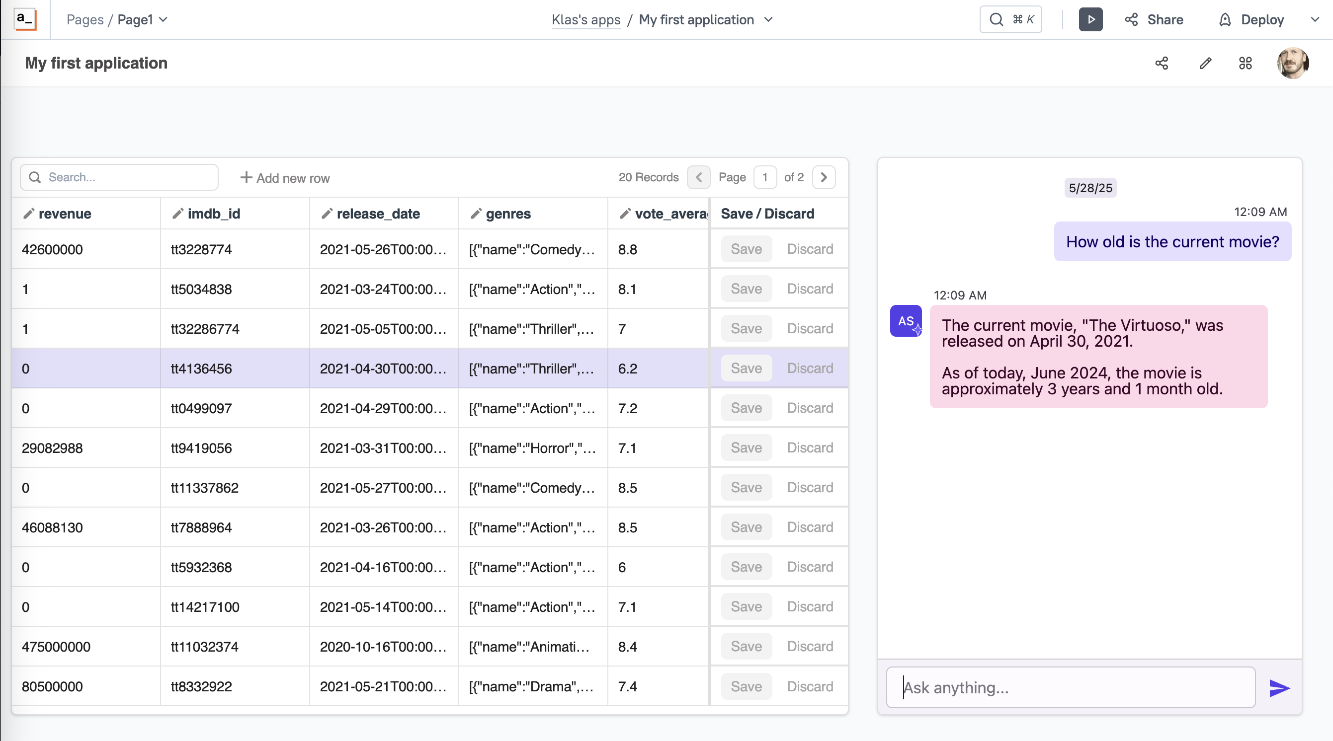 Adding an AI copilot to your Appsmith app