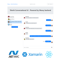 Conversational UI with Telerik