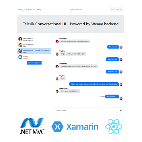 Conversational UI with Telerik Conversational UI with Telerik
