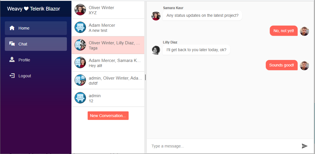 Build In-App Chat with Weavy & Telerik UI for Blazor